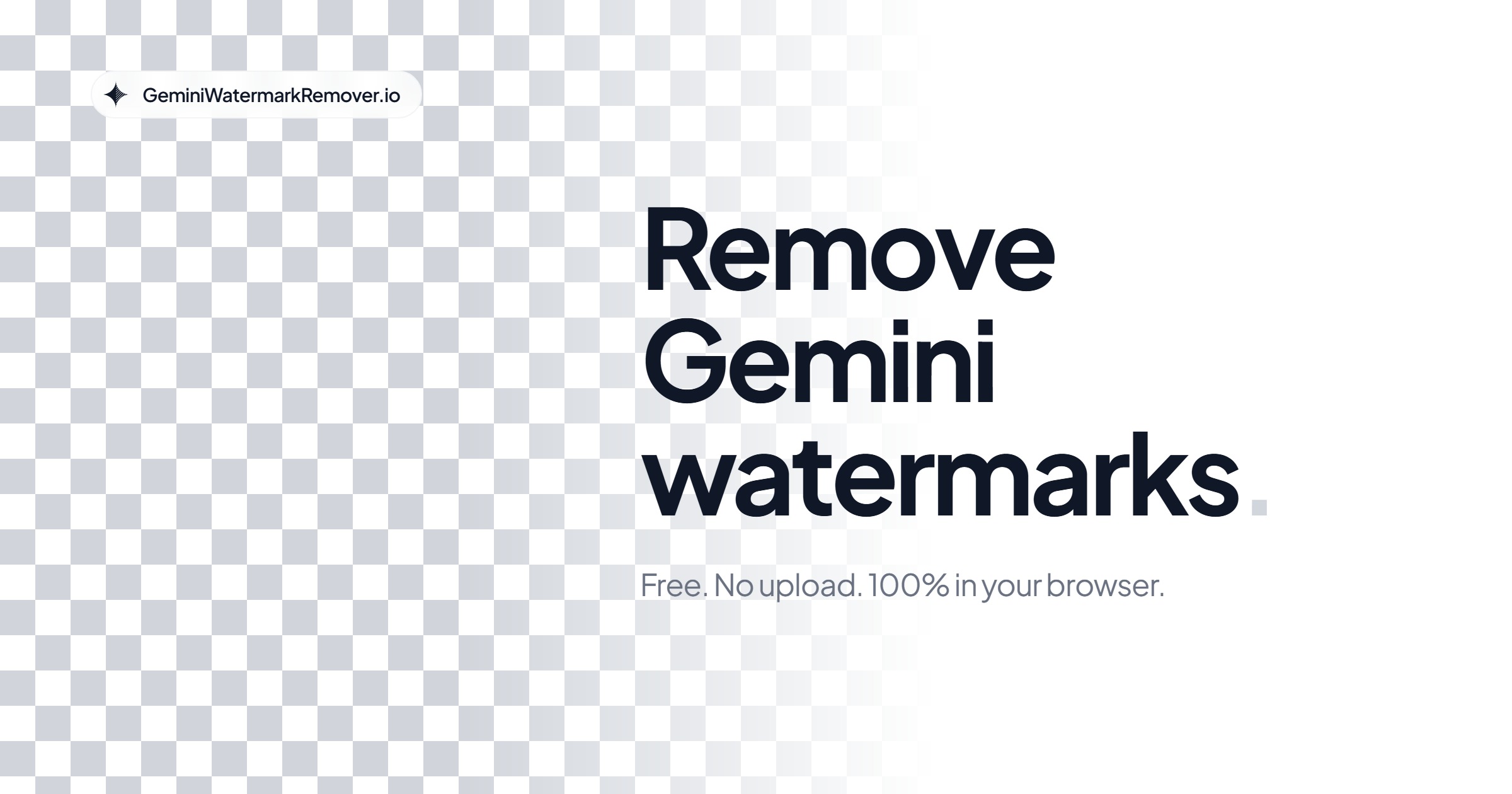 Gemini Watermark Remover Chrome Extension | Chrome Web Store Install